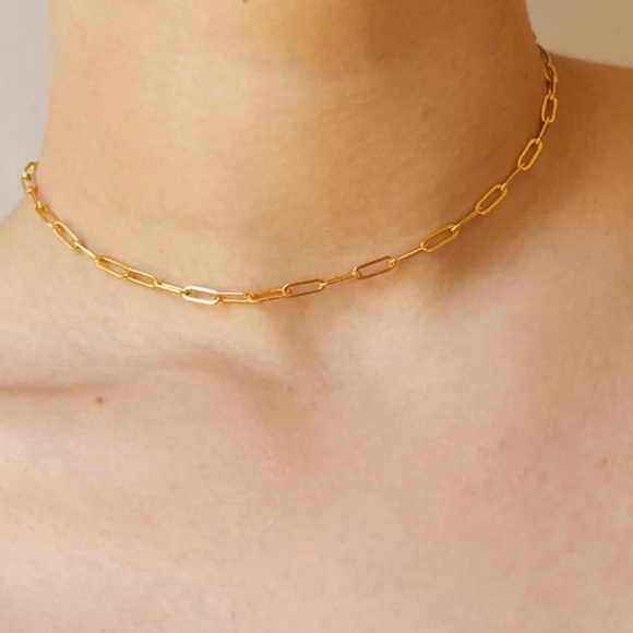 Jewelry | Gold Filled Rectangle Chain Layering Necklace | Poshmark